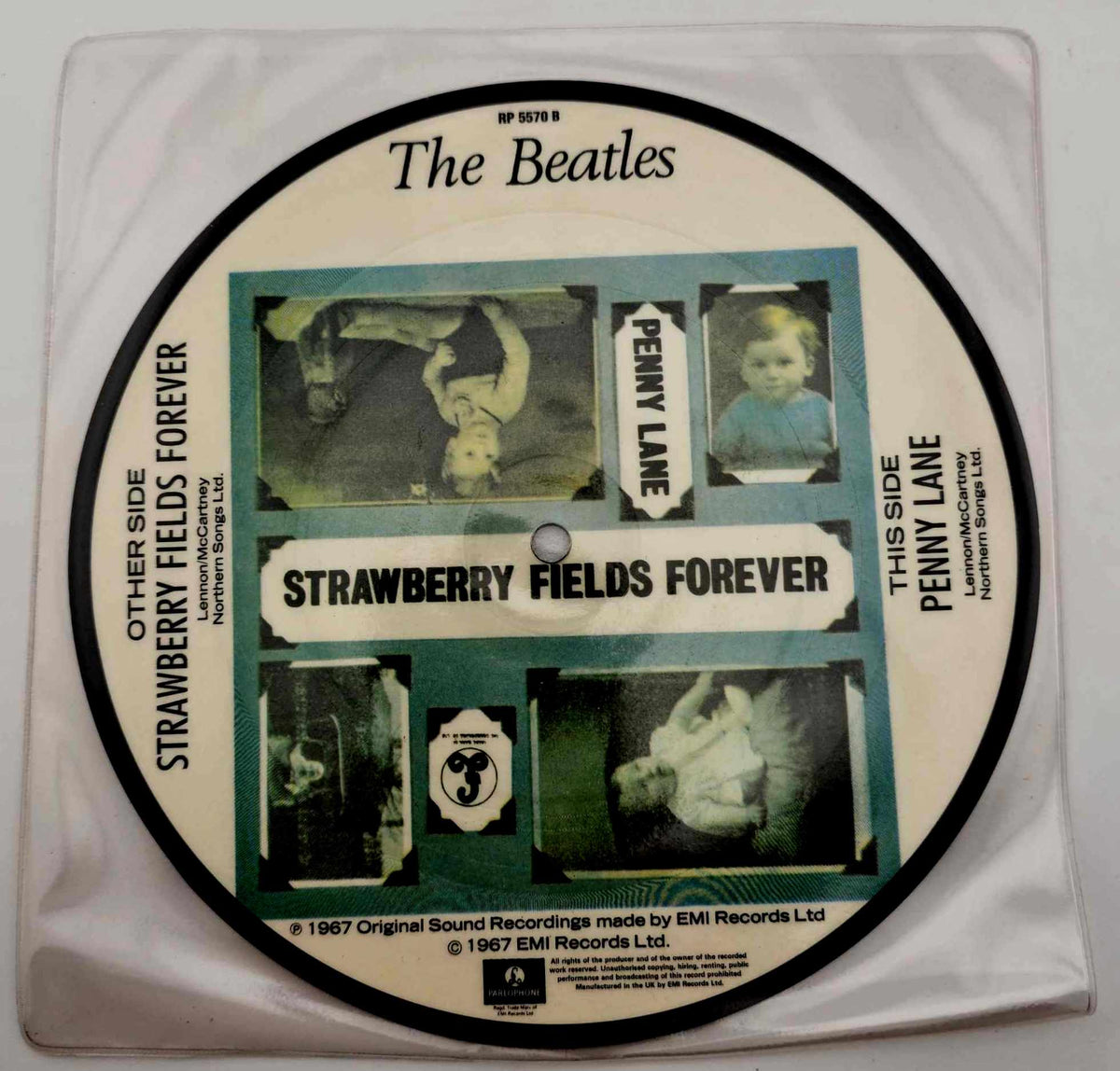The Beatles - Strawberry Fields Forever / Penny Lane - 7" PICTURE DISC