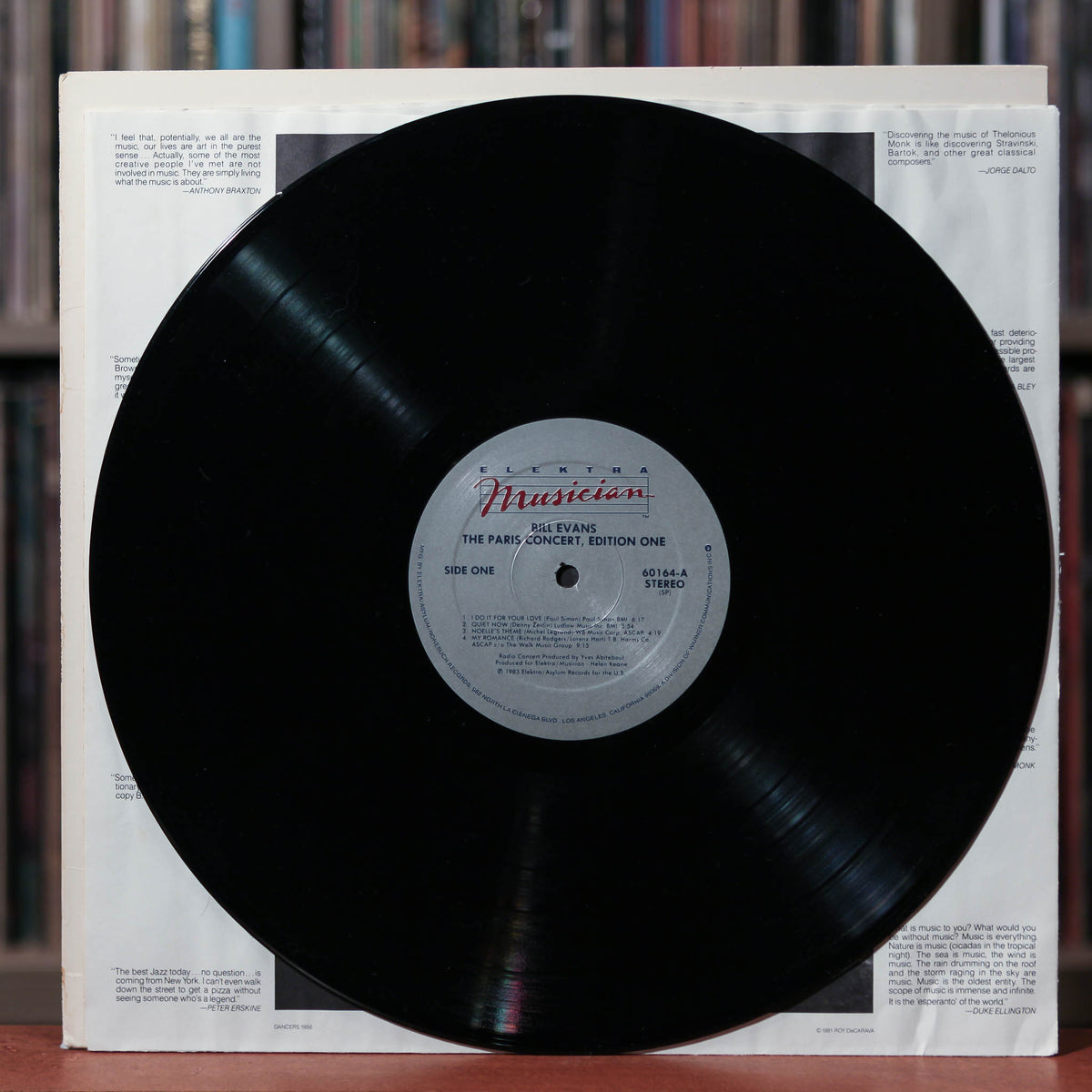 Bill Evans - The Paris Concert (Edition One) - 1983 Elektra Musician,