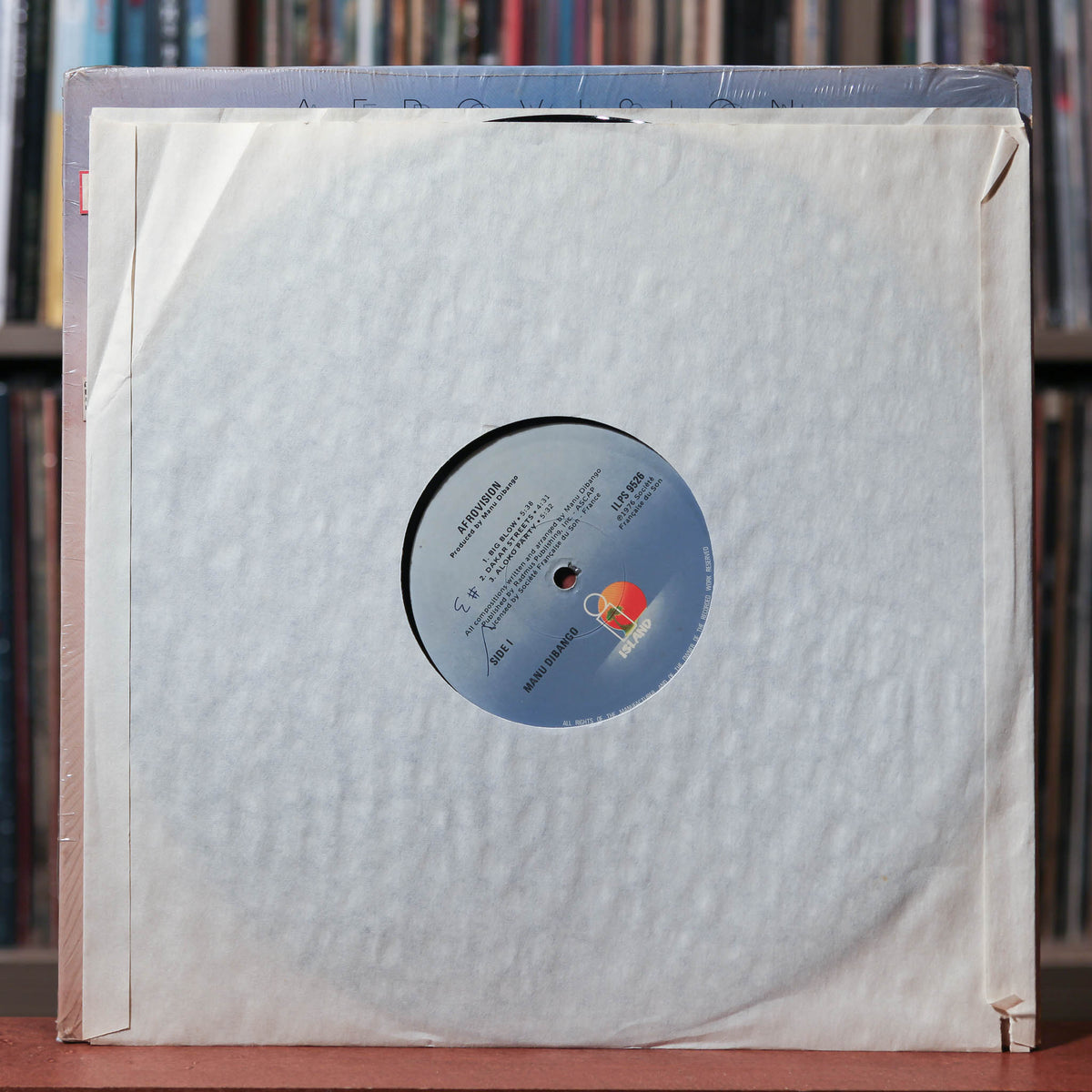 Manu Dibango - Afrovision - 1978 Island Records, VG+/VG+