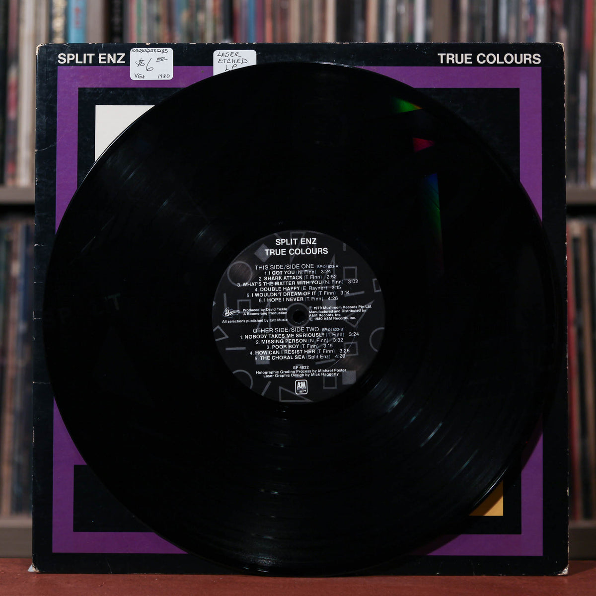 Split Enz - True Colours - 1980 A&M Records, VG+/VG+