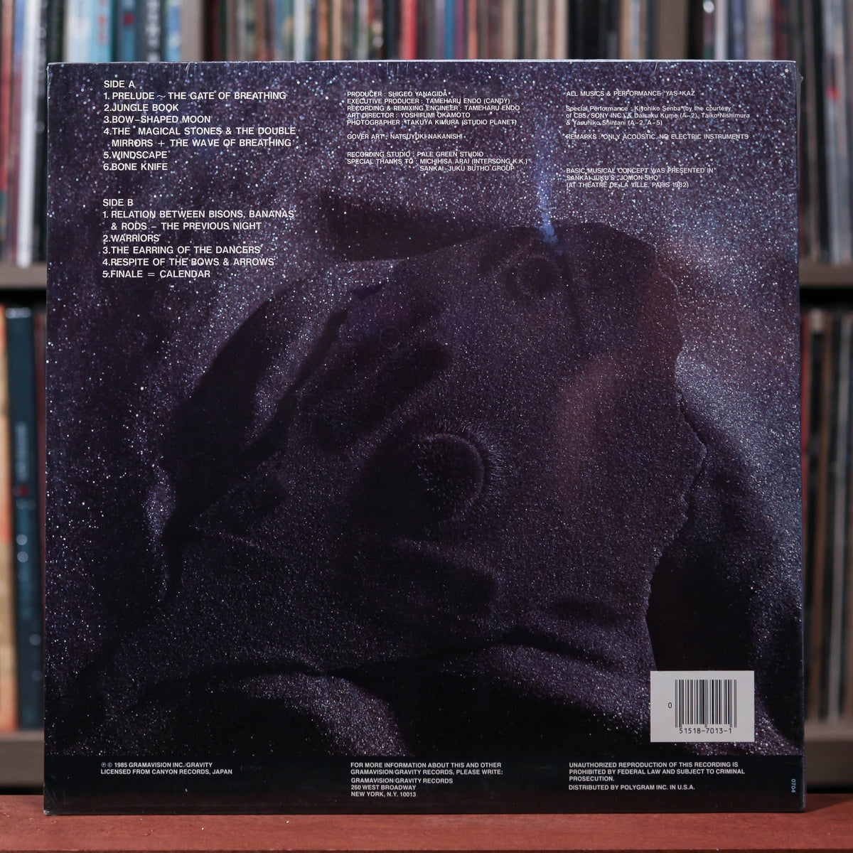 Yas-Kaz - Jomon-Sho - 1985 Gramavision, SEALED