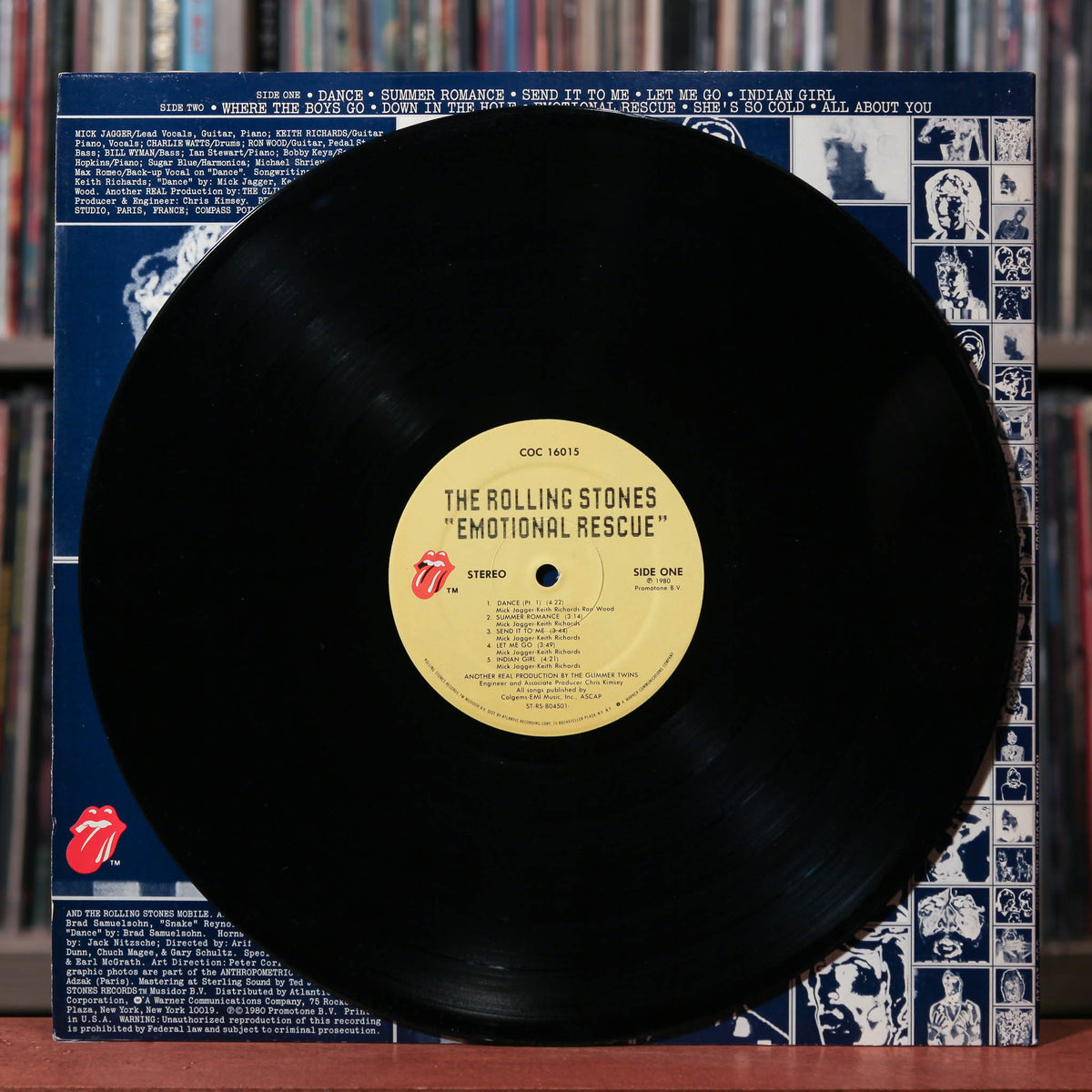 Rolling Stones - Emotional Rescue - 1980 Rolling Stones Records, EX/EX