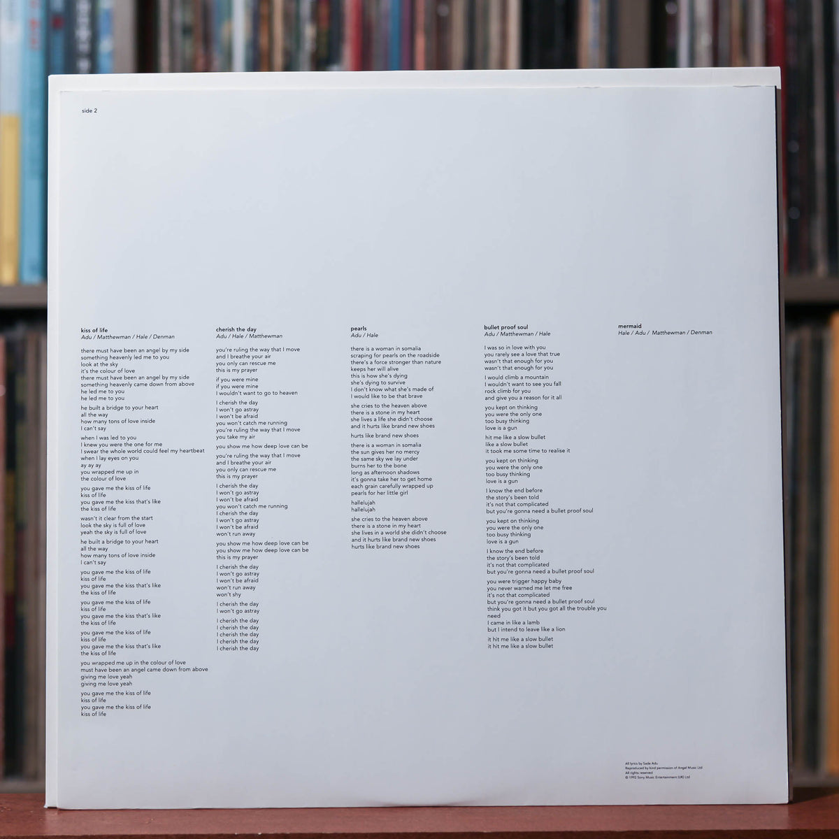 Sade - Love Deluxe - EUROPE 180g VIRGIN VINYL 2010 Music On Vinyl, NM/