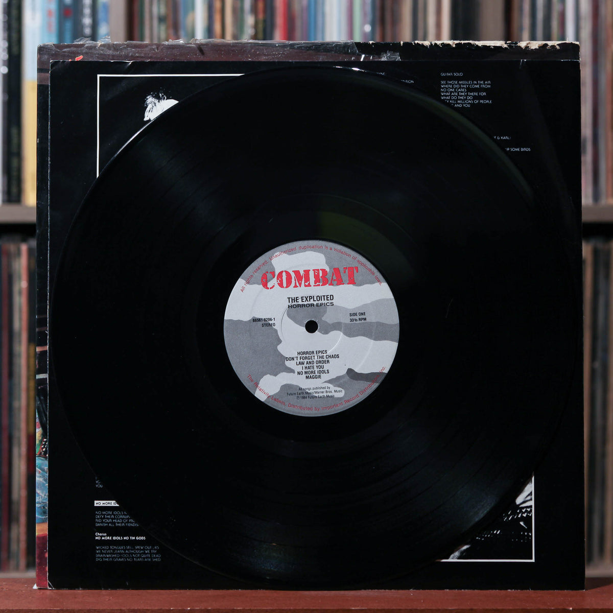 The Exploited - Horror Epics. - 1985 Combat, VG/VG