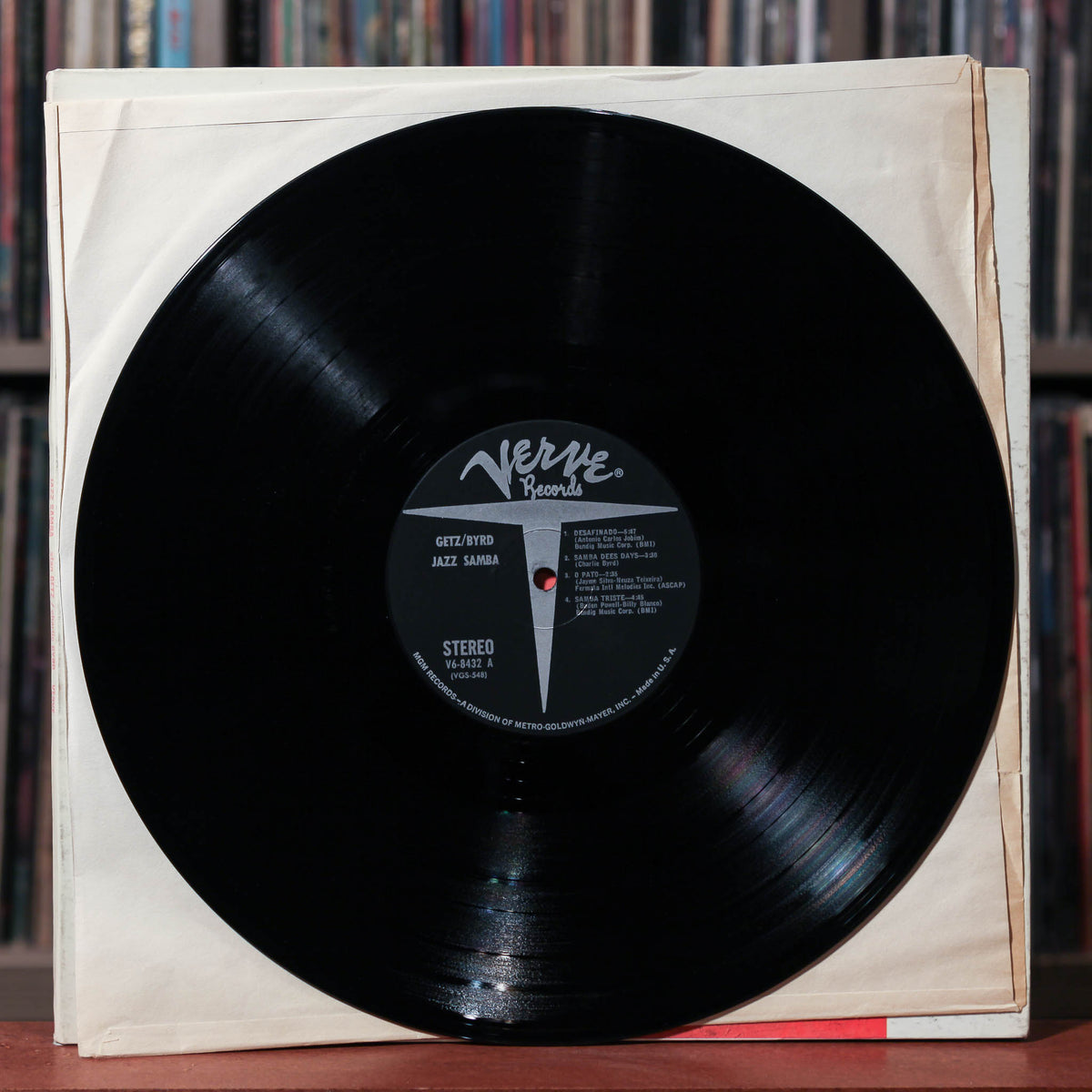 Stan Getz - Jazz Samba - 1962 Verve Records, VG/VG