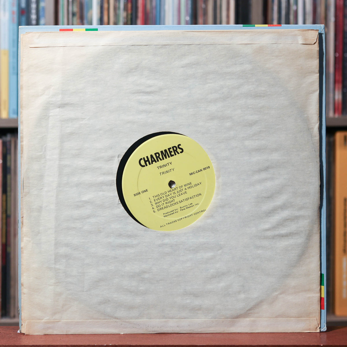 Trinity - Dreadlocks Satisfaction - CANADA 1979 Charmers Records, VG+/