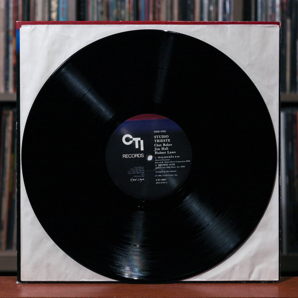 Chet Baker - Studio Trieste - 1982 CTI Records, VG+/EX