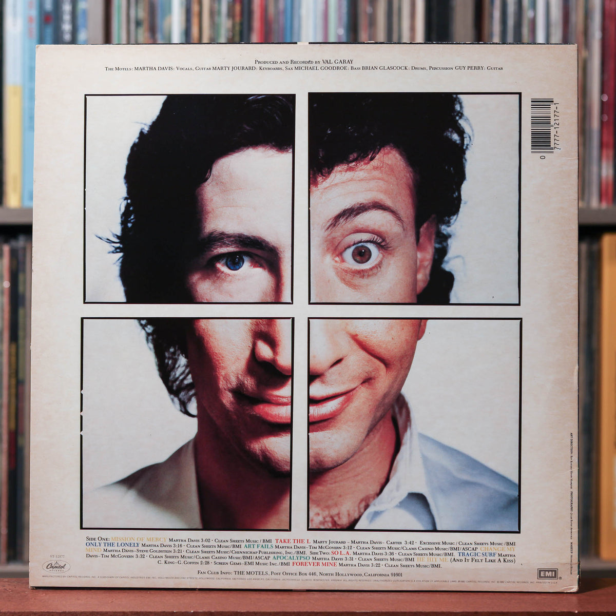 The Motels - All Four One - 1982 Capitol Records, VG/VG