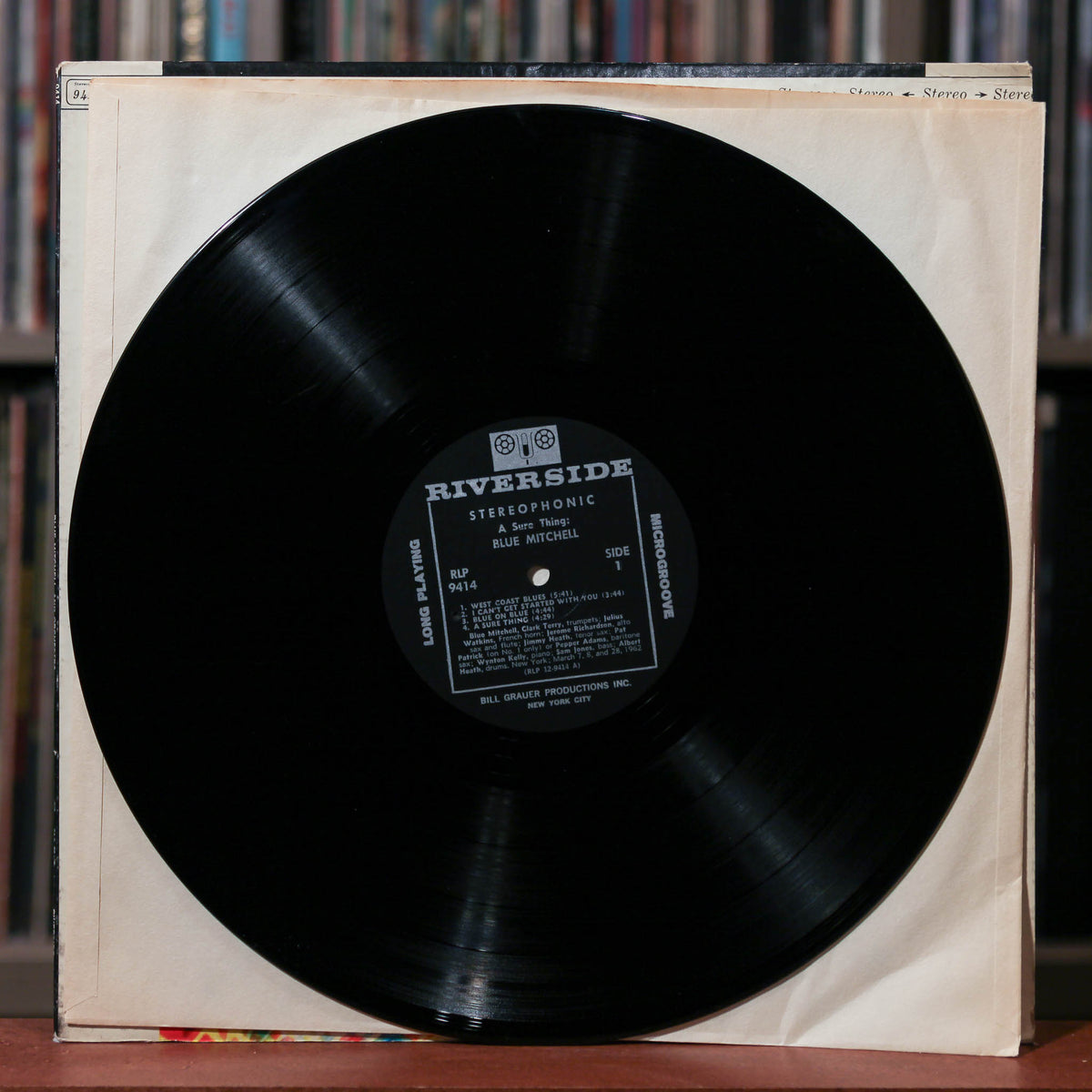 Blue Mitchell - A Sure Thing - 1962 Riverside Records, VG+/VG+