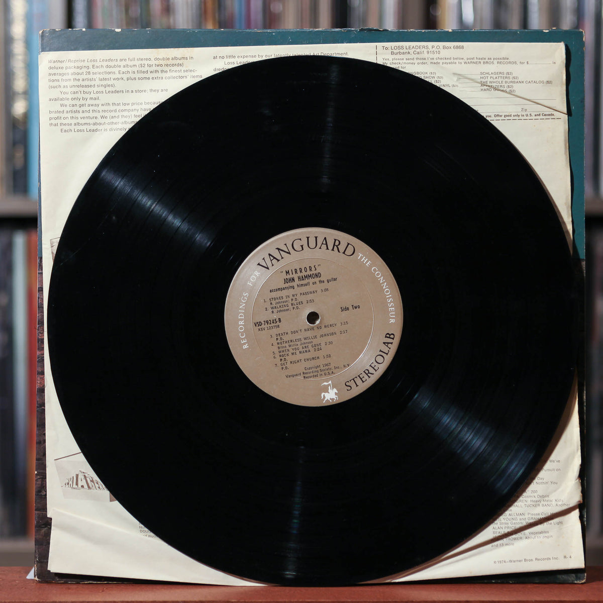 John Hammond - Mirrors - 1967 Vanguard, VG/VG