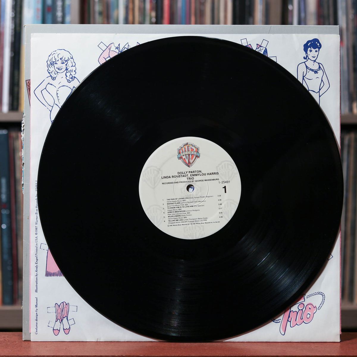 Dolly Parton - Trio - 1987 Warner Bros. Records, VG/VG+