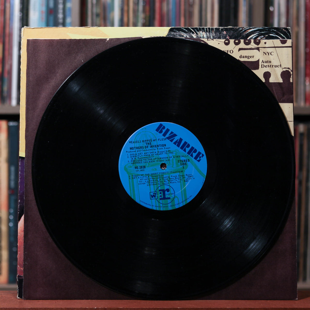 The Mothers - Weasels Ripped My Flesh - 1970 Bizarre Records, VG/EX