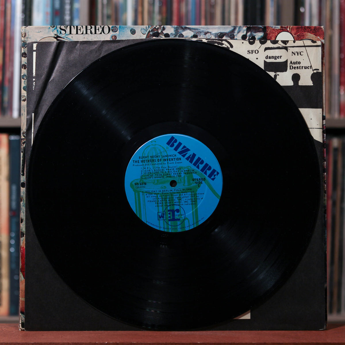 The Mothers - Burnt Weeny Sandwich - 1970 Bizarre Records, VG/EX