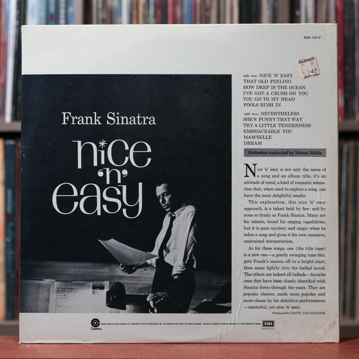 Frank Sinatra - Nice 'N' Easy - 1975 Capitol Records SEALED
