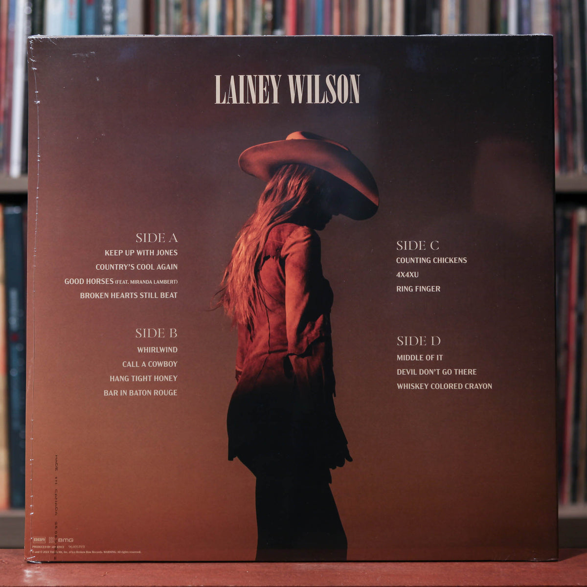 Lainey Wilson - Whirlwind - Black Spatter Vinyl - 2024 BBR Music Group Lainey Wilson - Whirlwind - Black Spatter Vinyl - 2024 BBR Music Group
