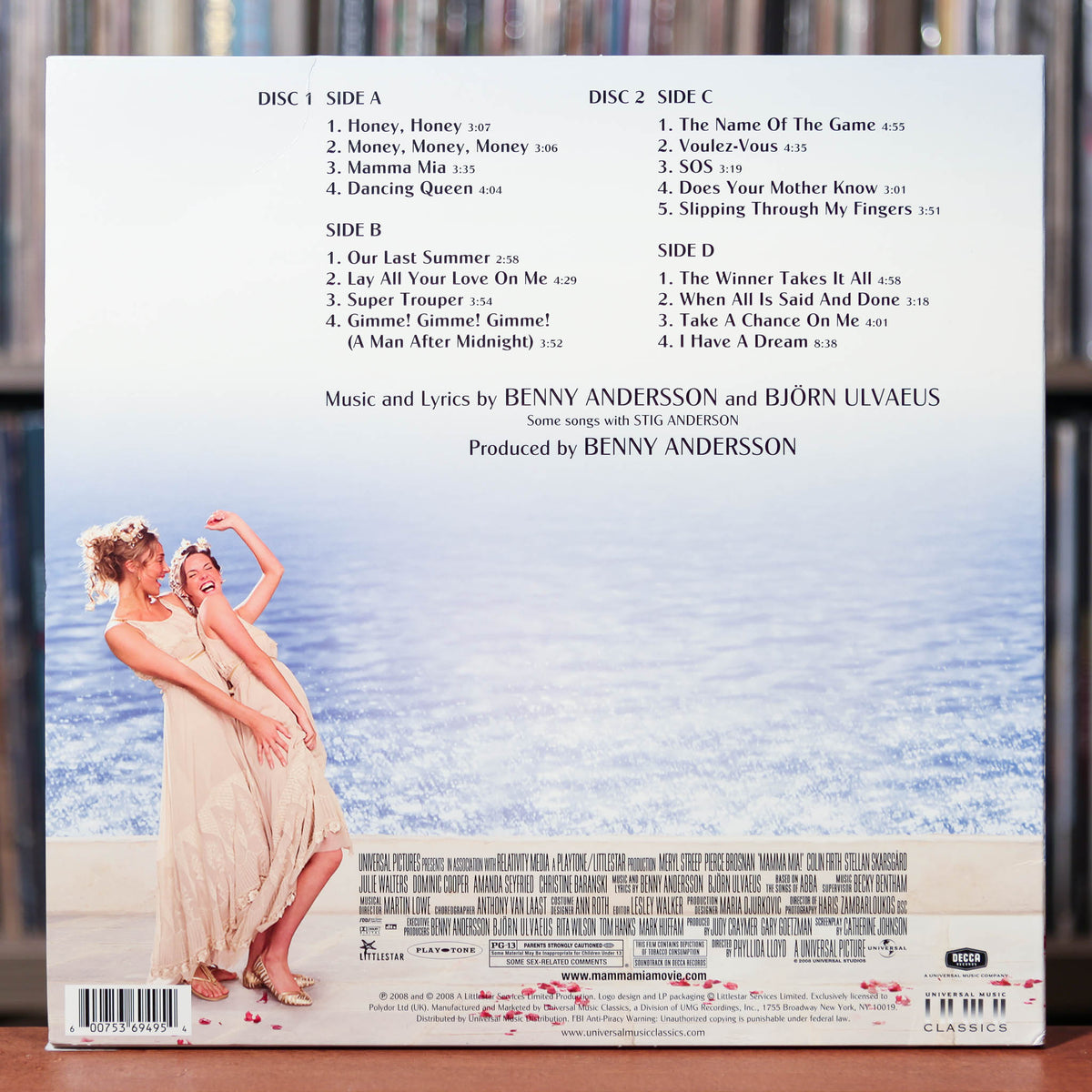 Mama Mia! - Original Motion Picture Soundtrack - 2LP - 2017 Decca, EX/