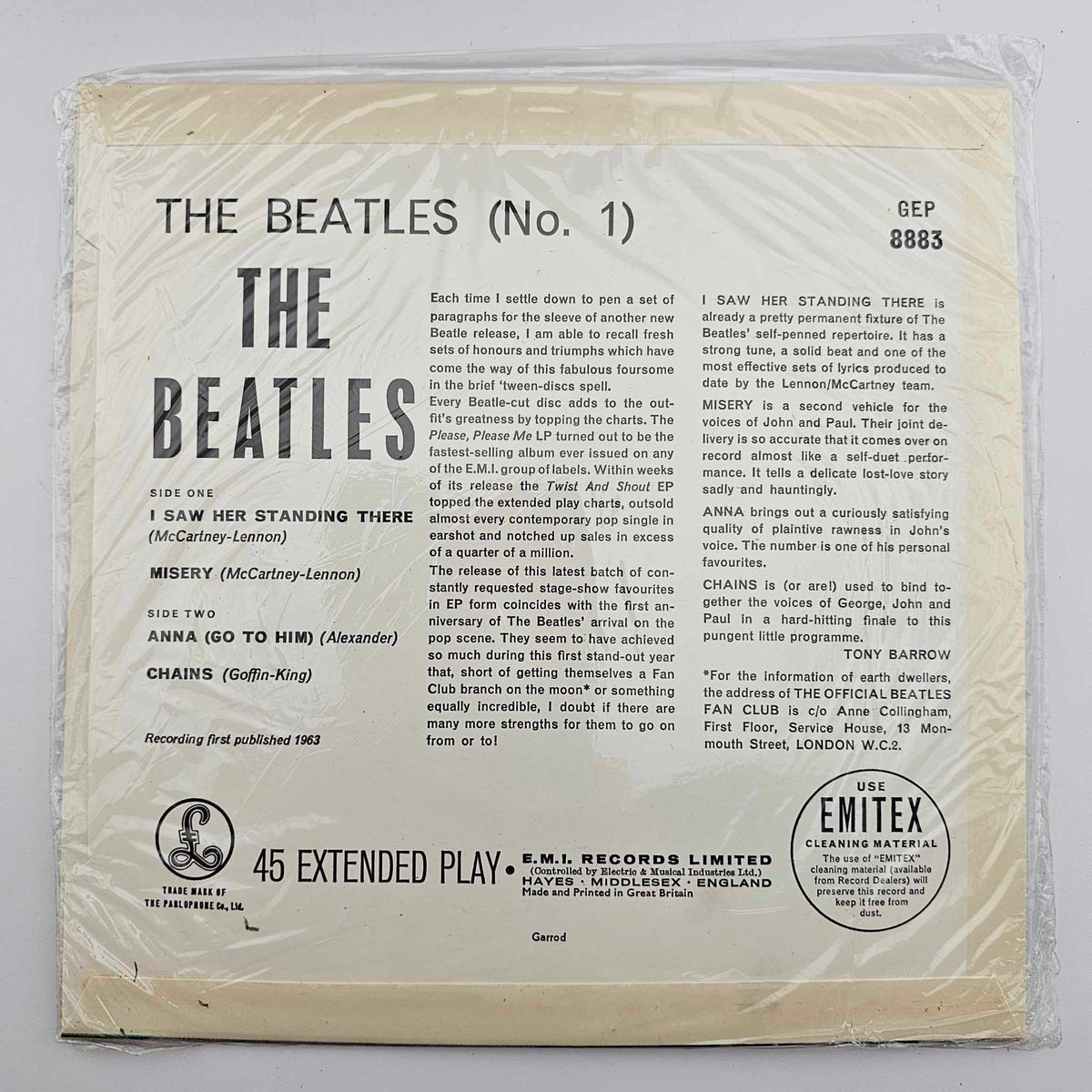 The Beatles - The Beatles No. 1 - 7" 45 RPM UK 1969 Parlophone SEALED