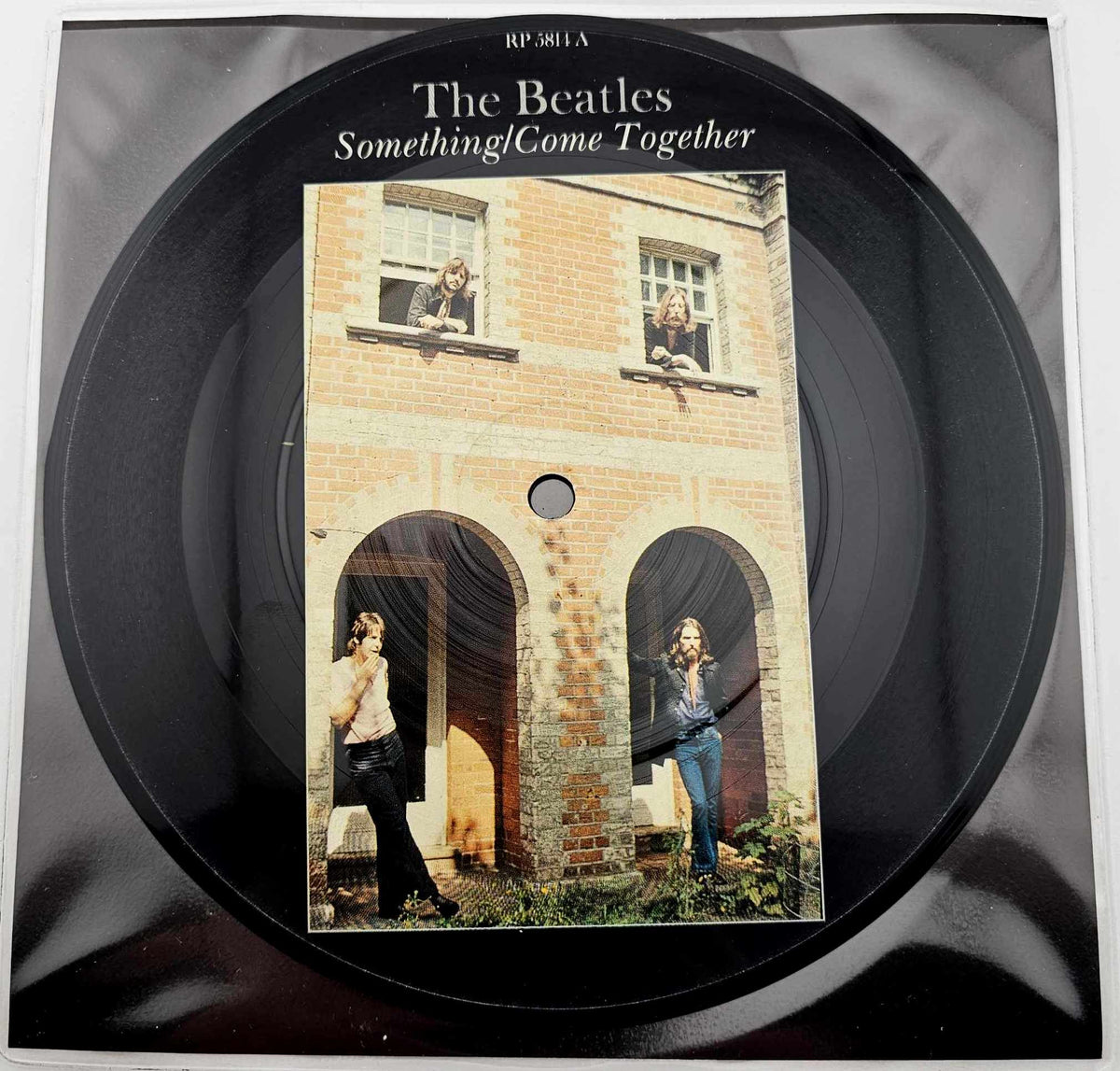 The Beatles - Something / Come Together - 7" PICTURE DISC - UK 1989 Pa