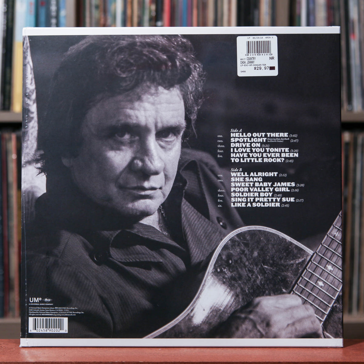 Johnny Cash - Songwriter - BLACK & WHITE SPLATTER vinyl 2024 Universal