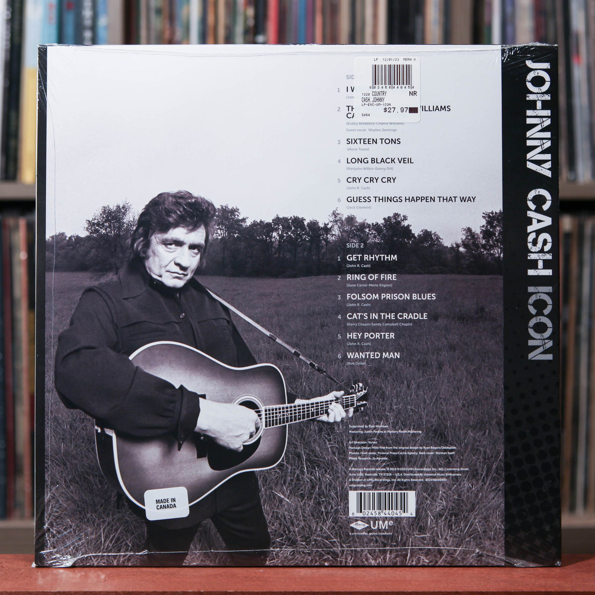 Johnny Cash - Icon - RED vinyl 2023 Mercury, SEALED