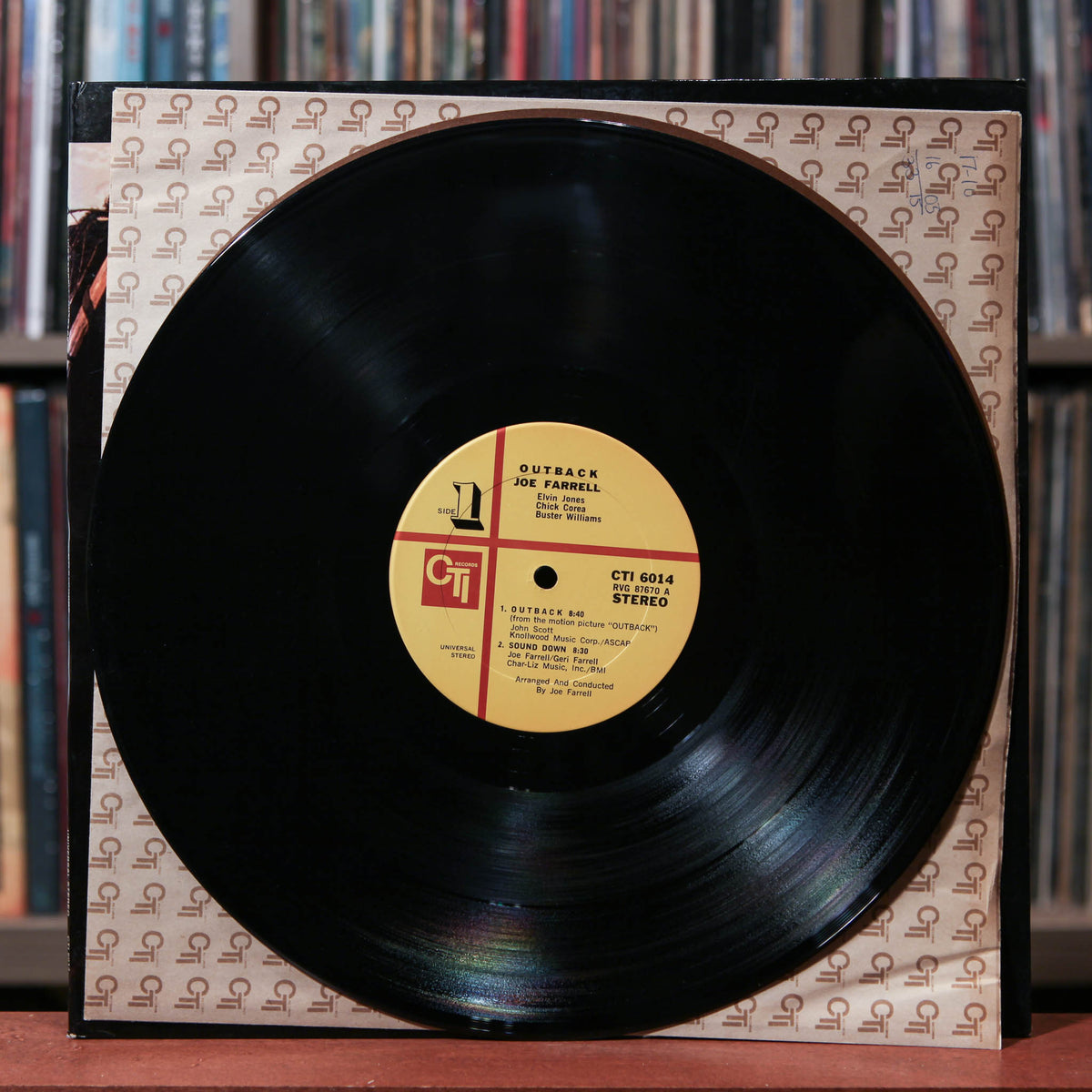 Joe Farrell - Outback - 1974 CTI Records, VG+/VG