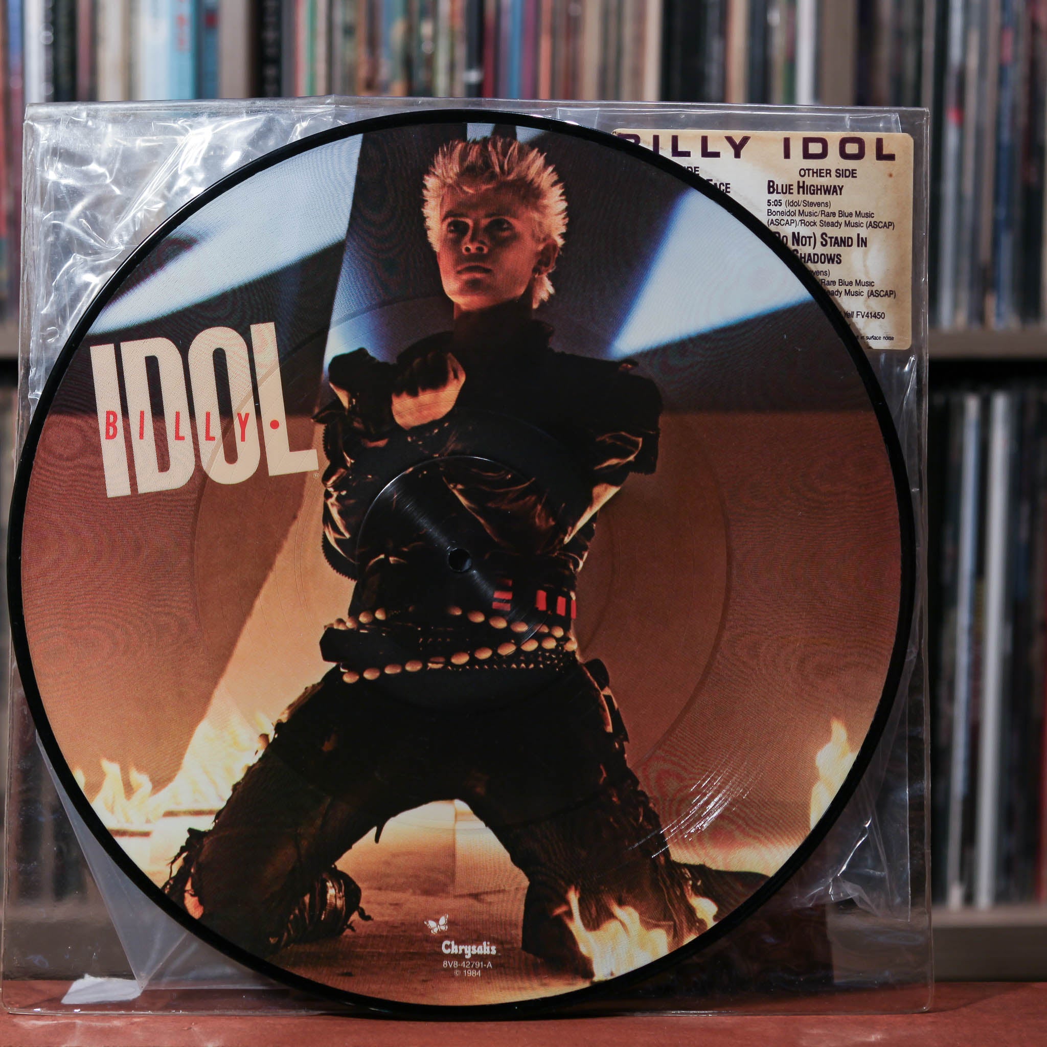 billy idol face without