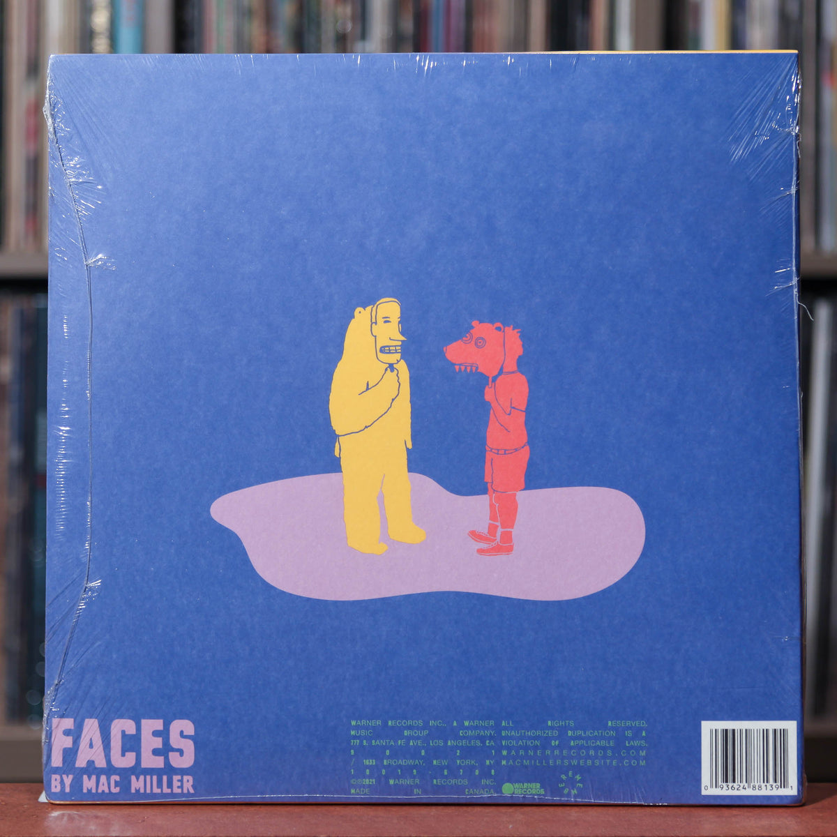 Mac Miller - Faces - 3LP - Yellow Vinyl - EU Import - 2021 Warner, SEA