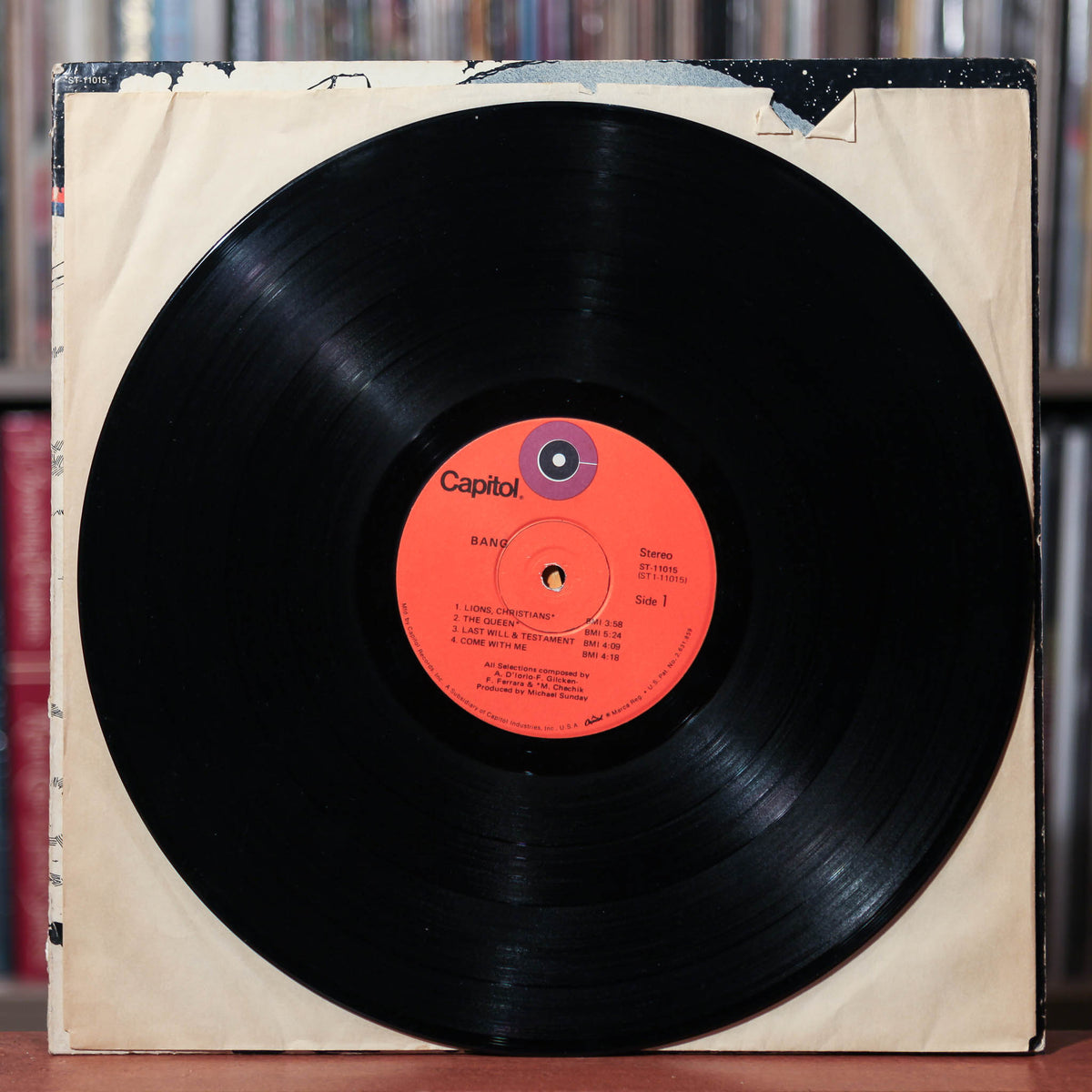 Bang - Self-Titled - 1972 Capitol, VG+/VG+