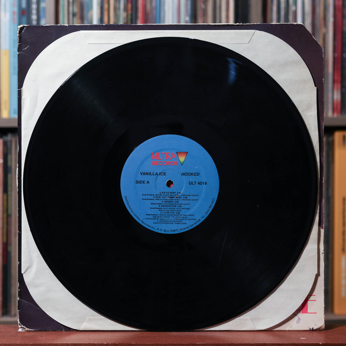 Vanilla Ice - Hooked - 1990 Ultra Records, VG/VG