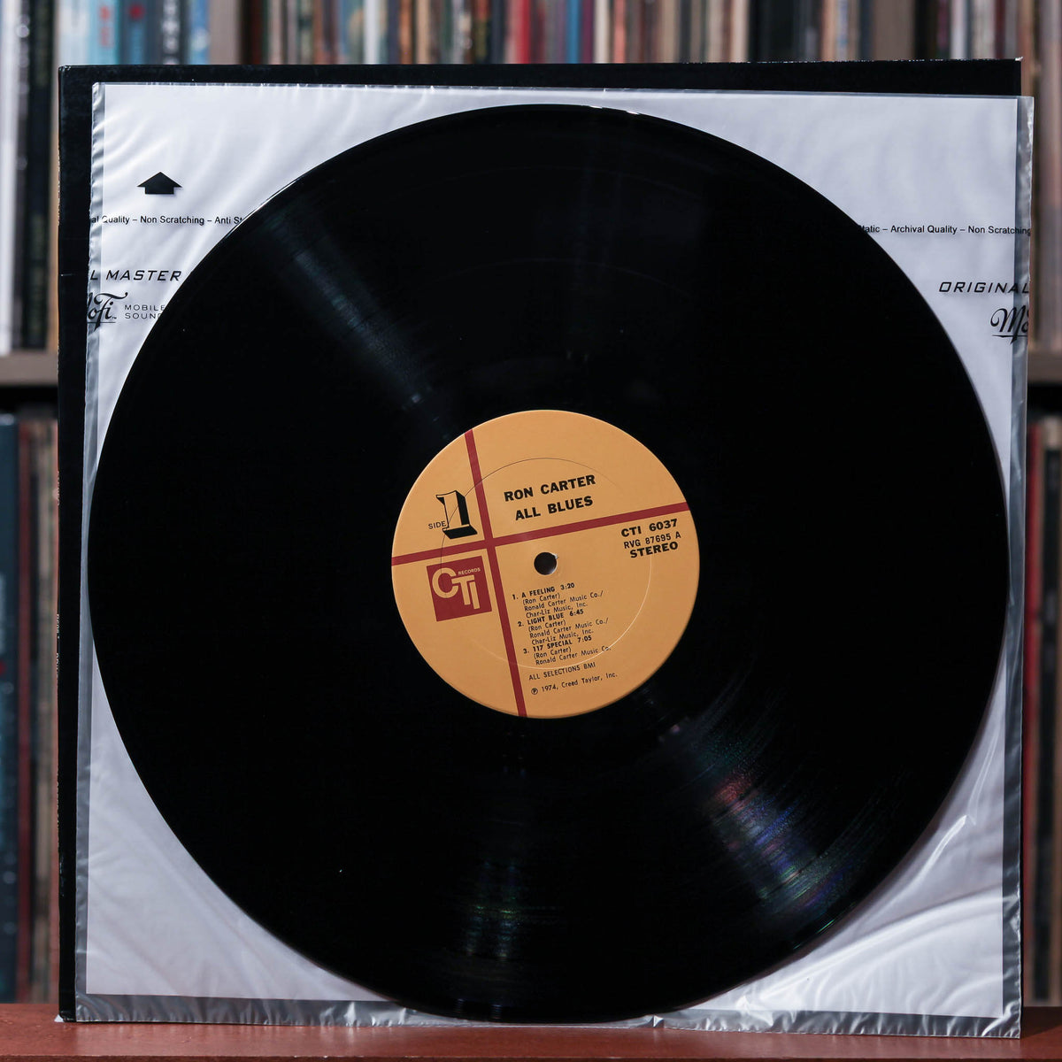 Ron Carter - All Blues - 1974 CTI Records, VG+/VG+