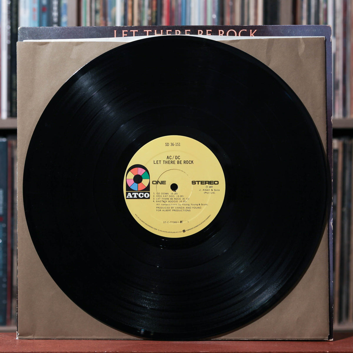 AC/DC - Let There Be Rock - 1977 ATCO Records, VG/VG