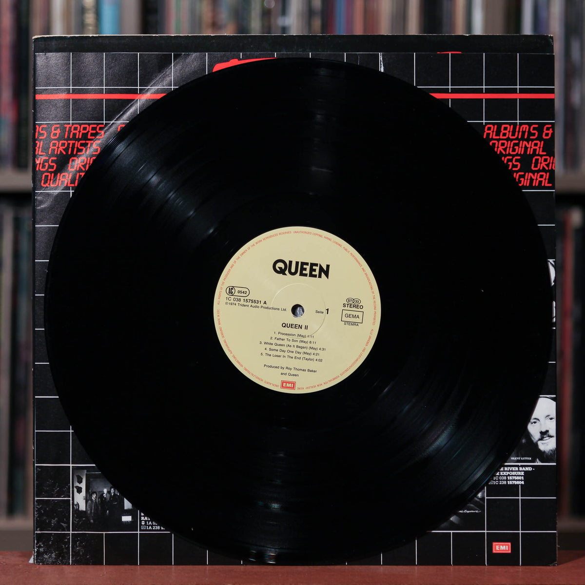 Queen - Queen II - 1974 EMI- Euro GEMA Press