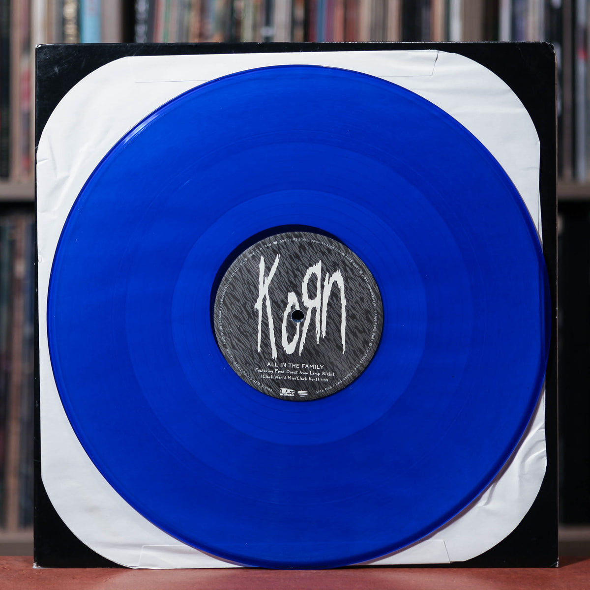 Korn - All in the Family Remixes- 1998 Epic - 12" Promo - Blue Vinyl