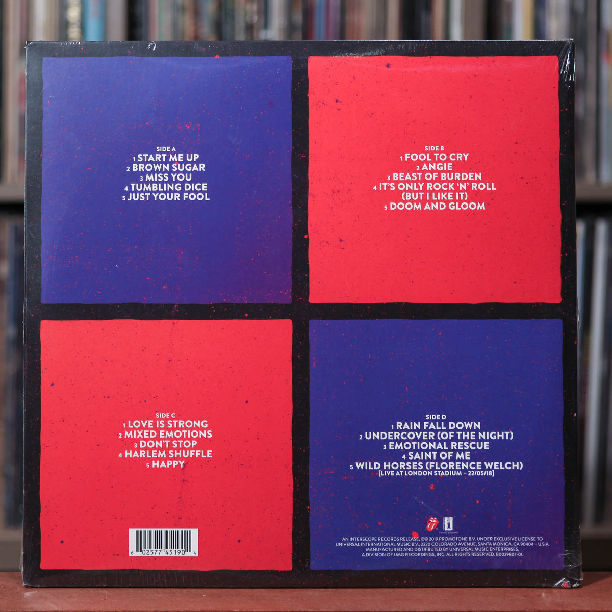 Rolling Stones - Honk - Blue Vinyl - 2LP - 2019 Interscope, SEALED