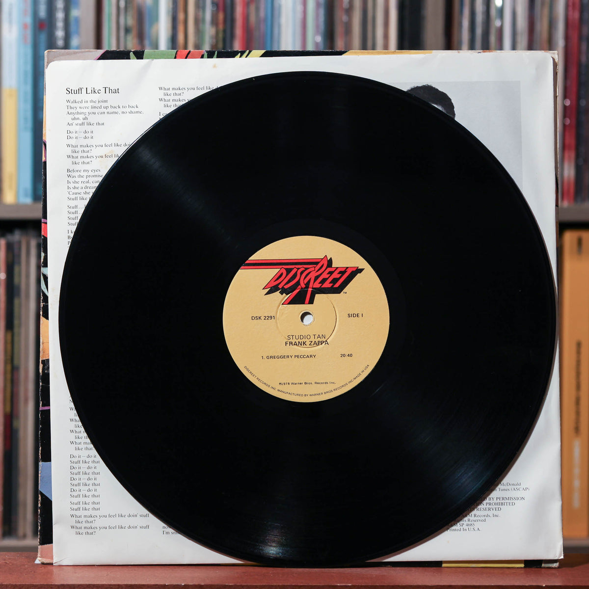 Frank Zappa - Studio Tan - 1978 Discreet, VG/VG