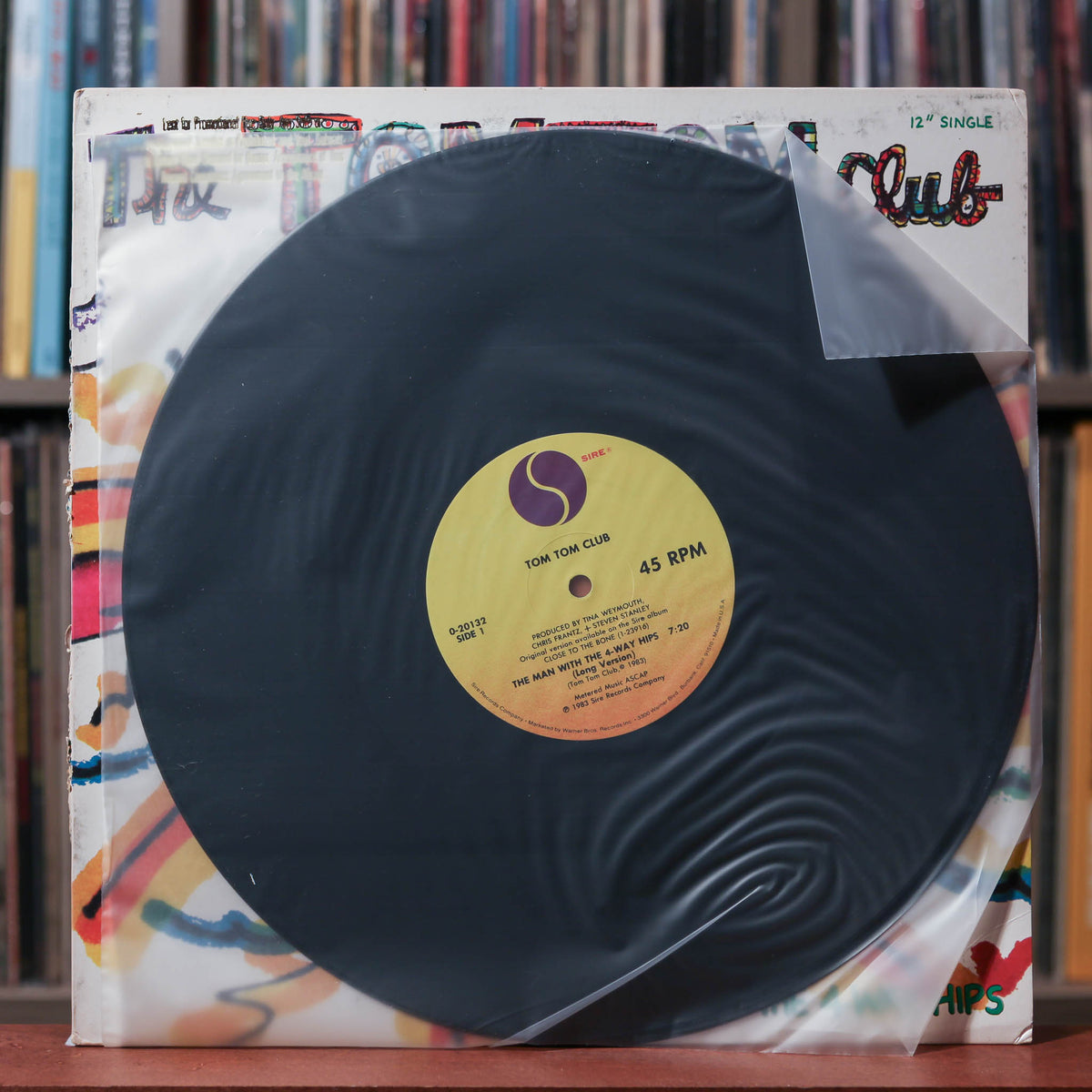 Tom Tom Club - The Man With The 4-Way Hips - US PROMO 1983 Sire, VG/EX