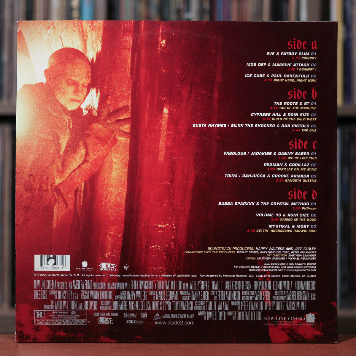 Blade II - The Soundtrack - Various - Blue Vinyl - 2LP - 2002 Immortal