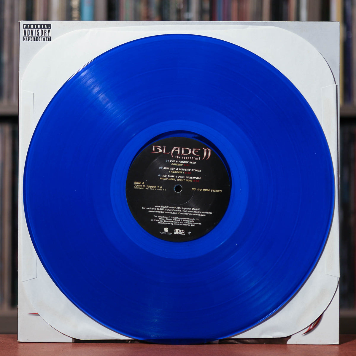 Blade II - The Soundtrack - Various - Blue Vinyl - 2LP - 2002 Immortal