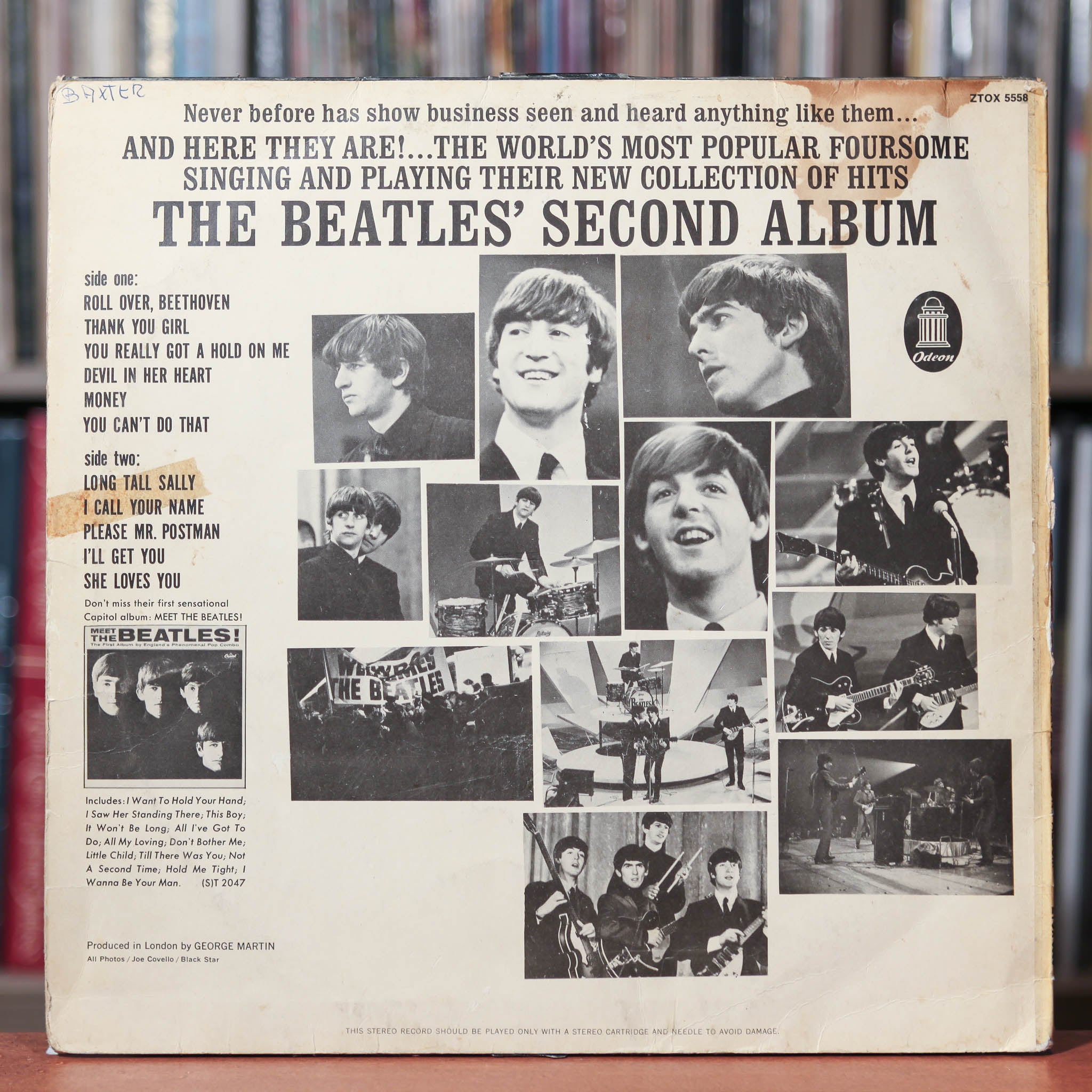 The Beatles - The Beatles' Second Album - RARE German Import - 1964 Od