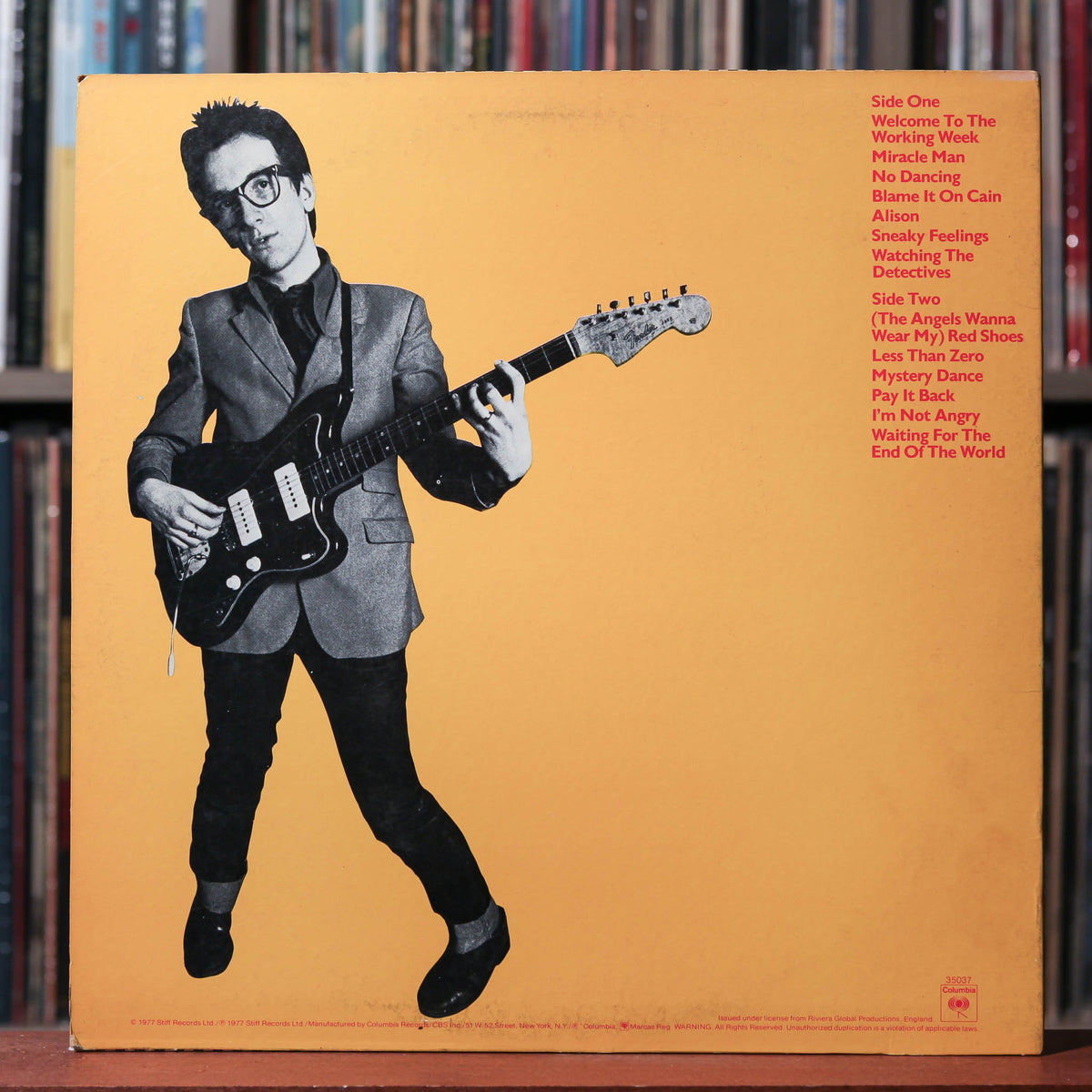 Elvis Costello - My Aim Is True - 1978 Columbia, VG+/VG