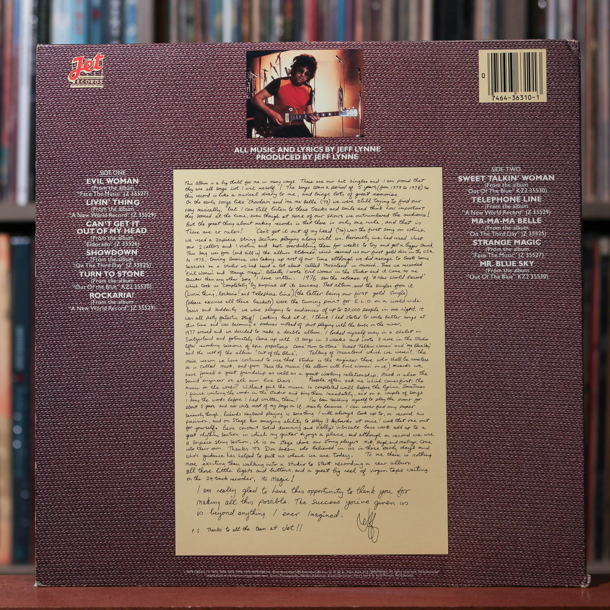 Electric Light Orchestra - ELO's Greatest Hits - 1979 Jet Records, VG+