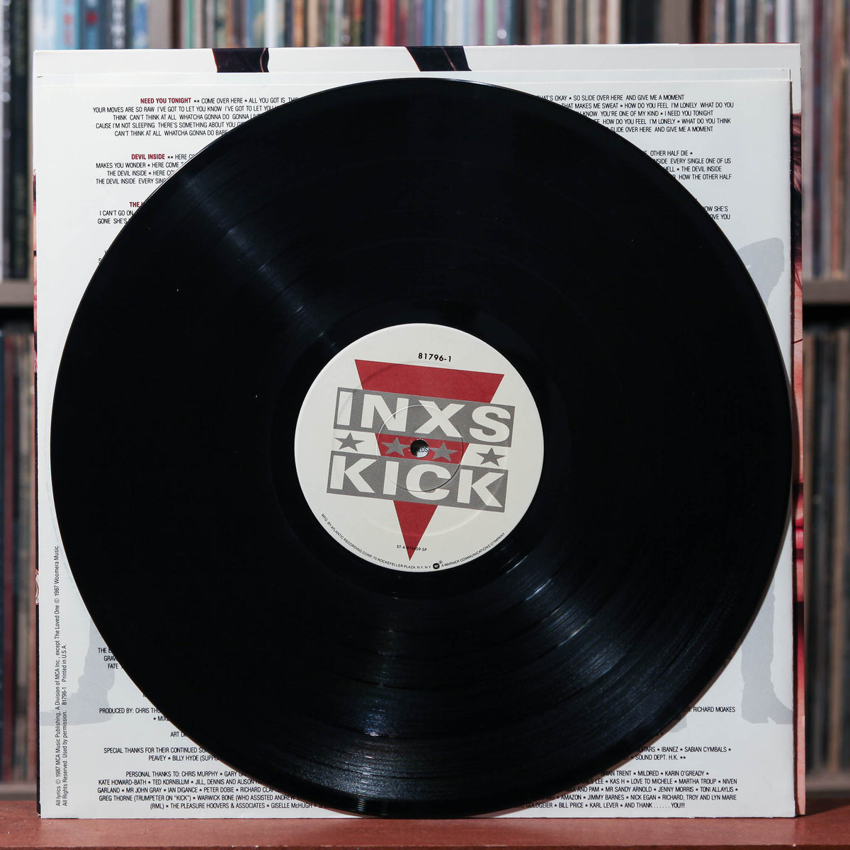 INXS - Kick - 1987 Atlantic, EX/EX