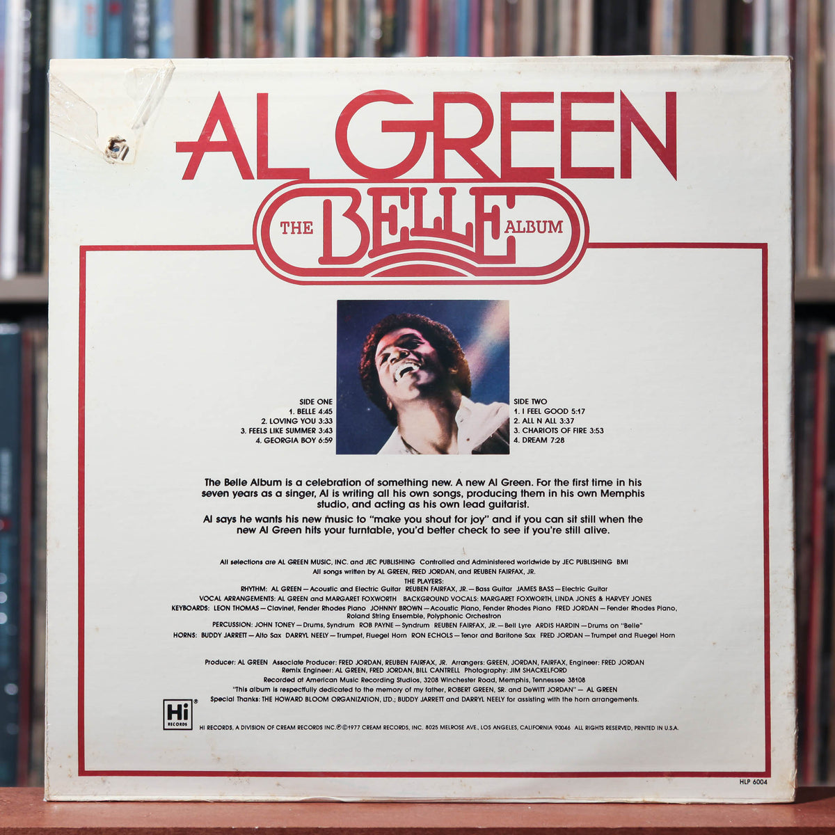 Al Green - The Belle Album - 1977 Hi Records SEALED