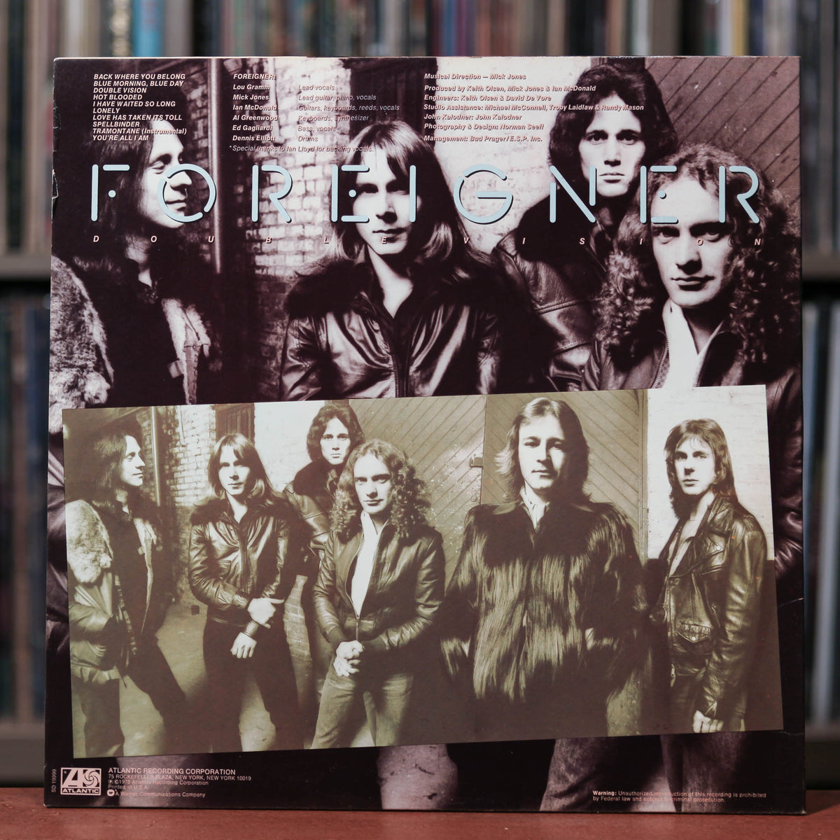 Foreigner - Double Vision - 1978 Atlantic, EX/EX