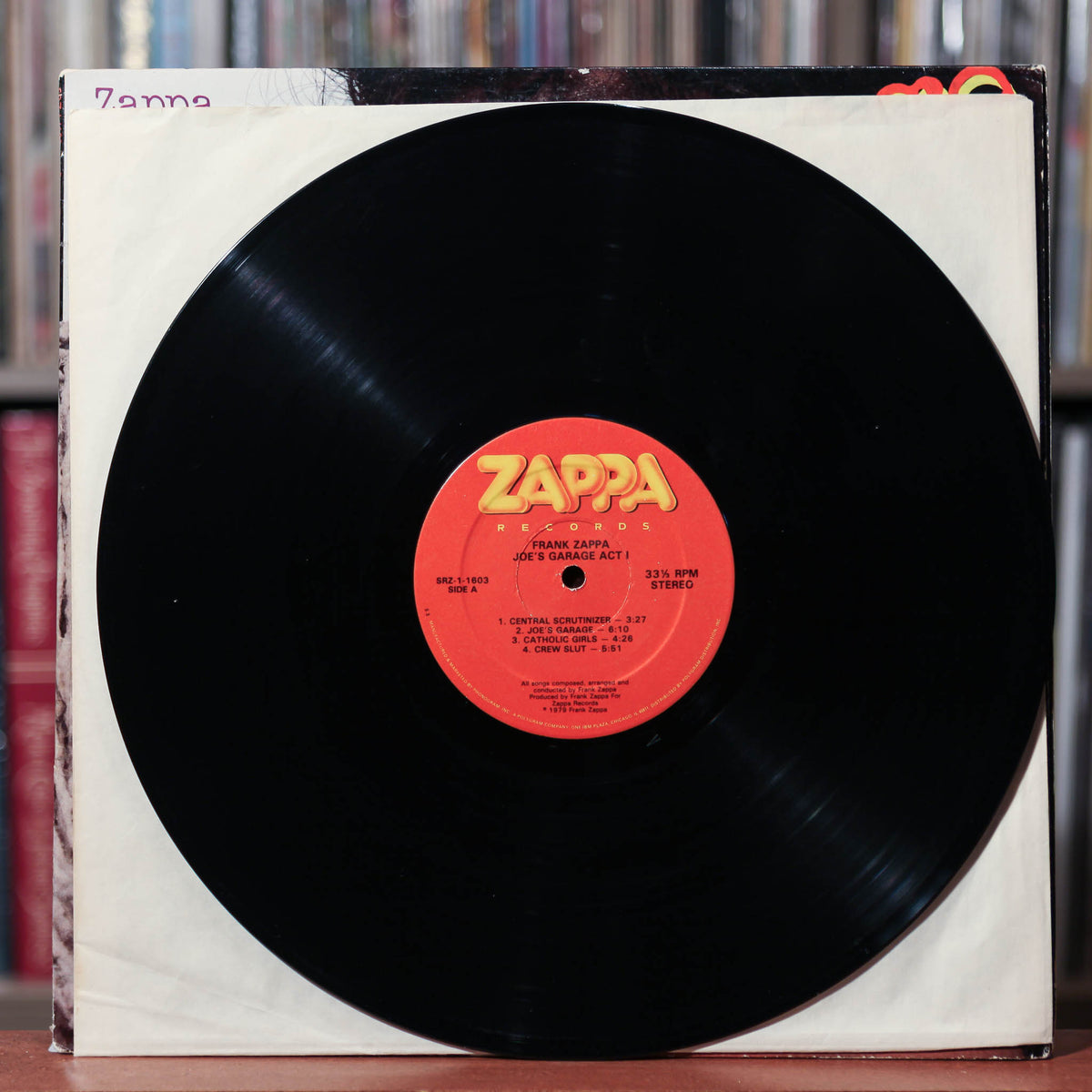Frank Zappa - Joe's Garage Act I - 1979 Zappa Records, VG/VG
