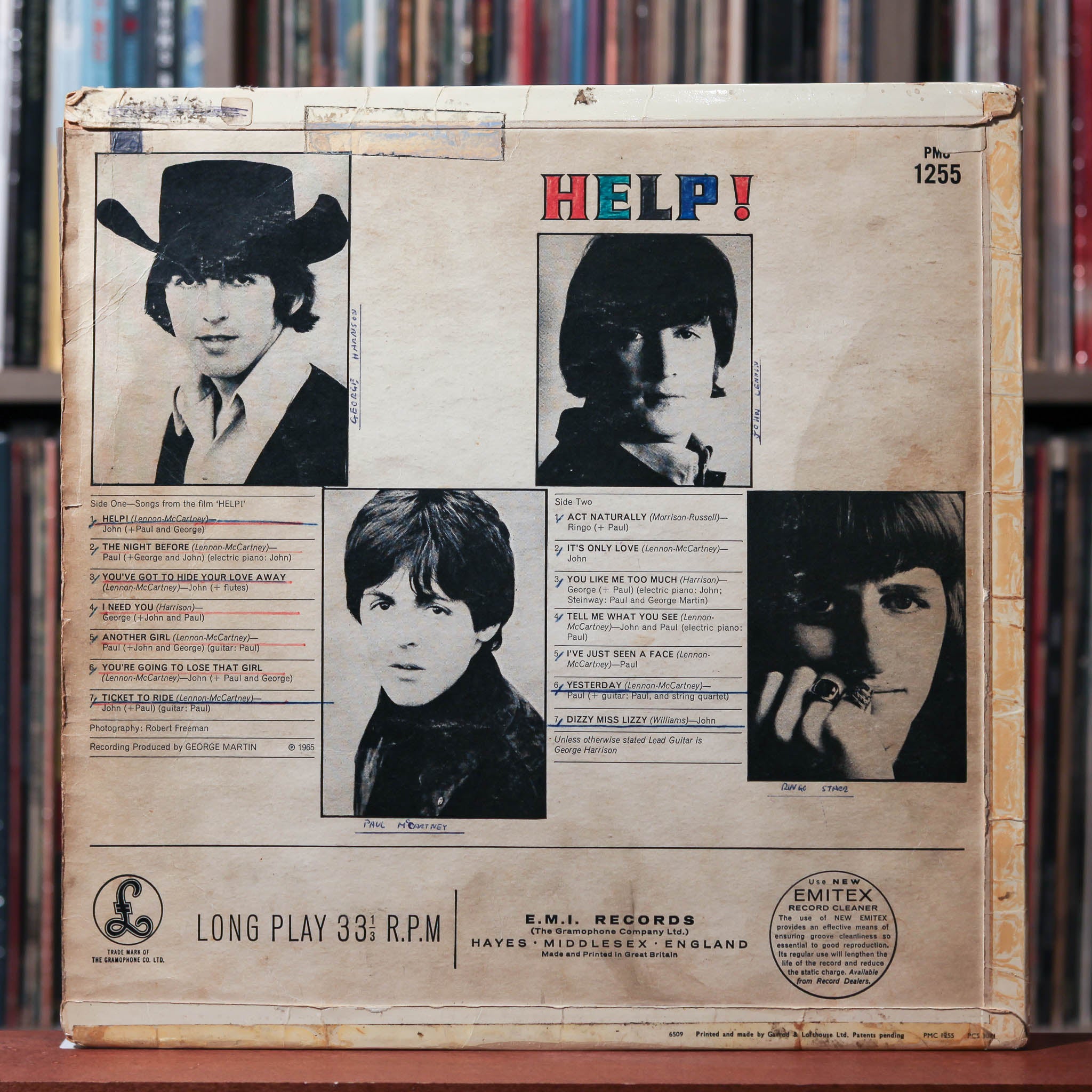 The Beatles - Help! (Original Motion Picture Soundtrack) - UK 1965 Par