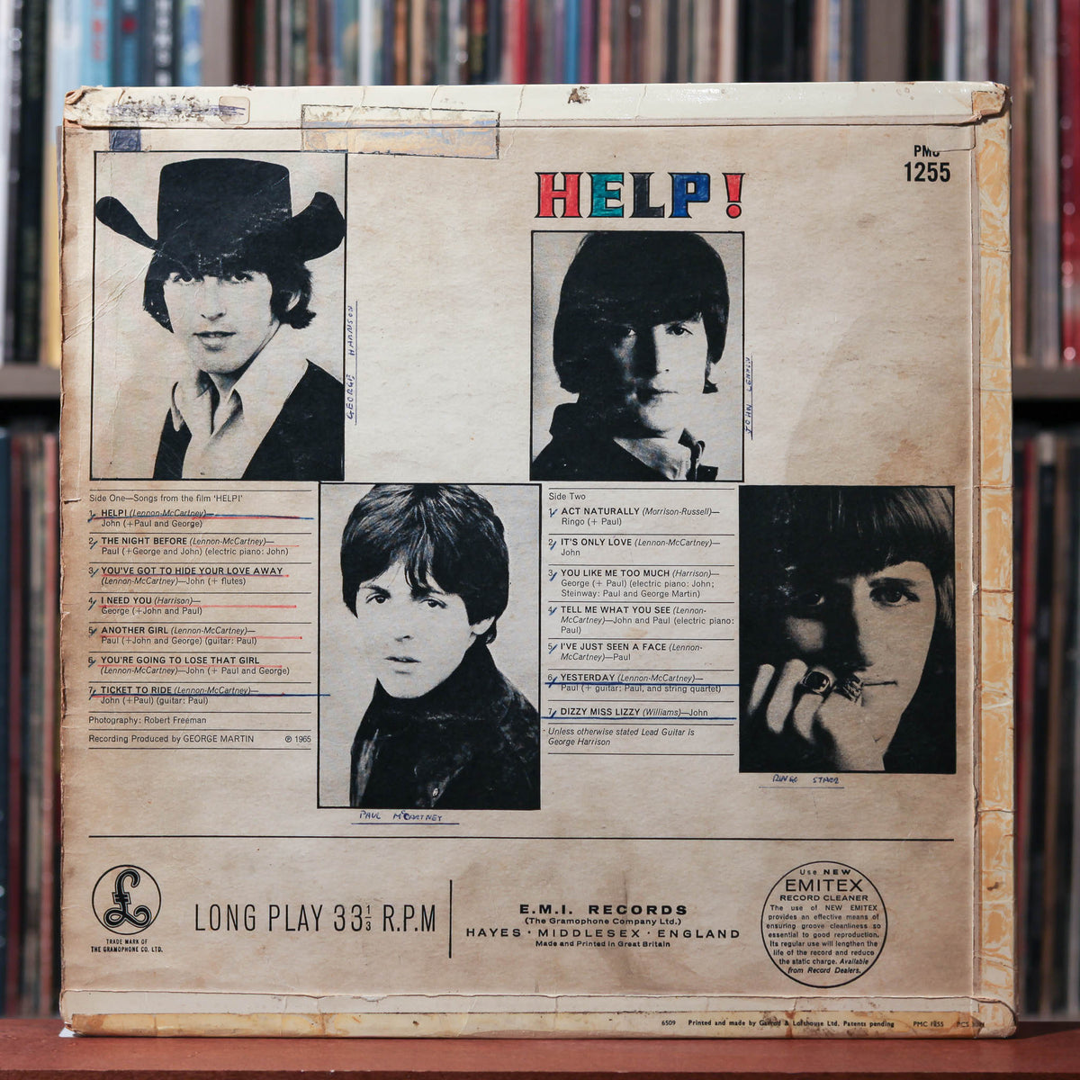 The Beatles - Help! (Original Motion Picture Soundtrack) - UK 1965 Par