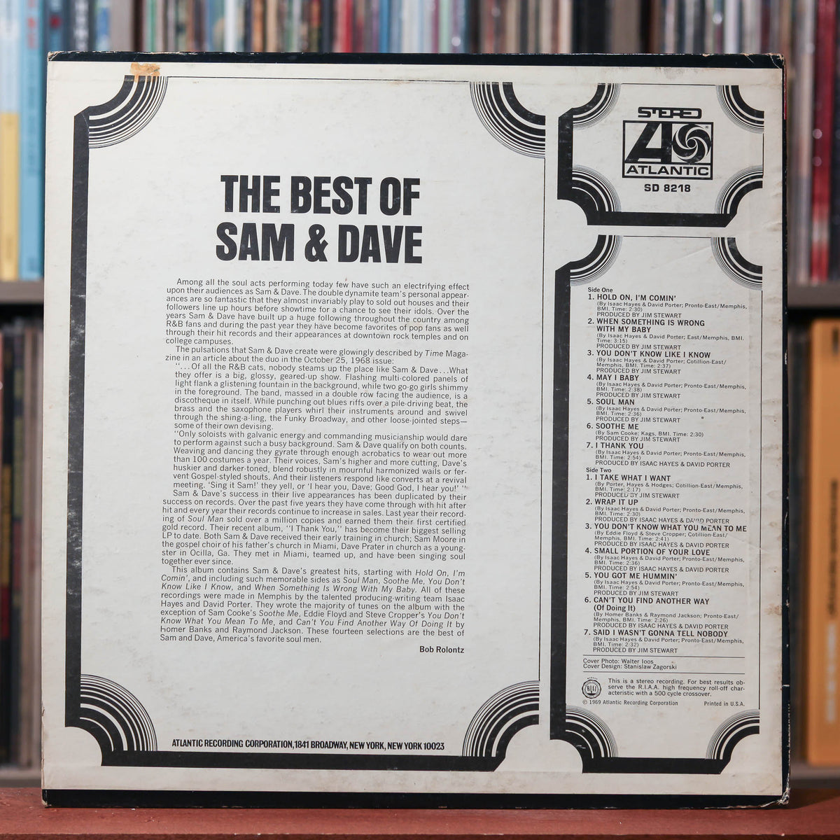 Sam & Dave - The Best Of Sam & Dave - 1970's Atlantic, VG/VG