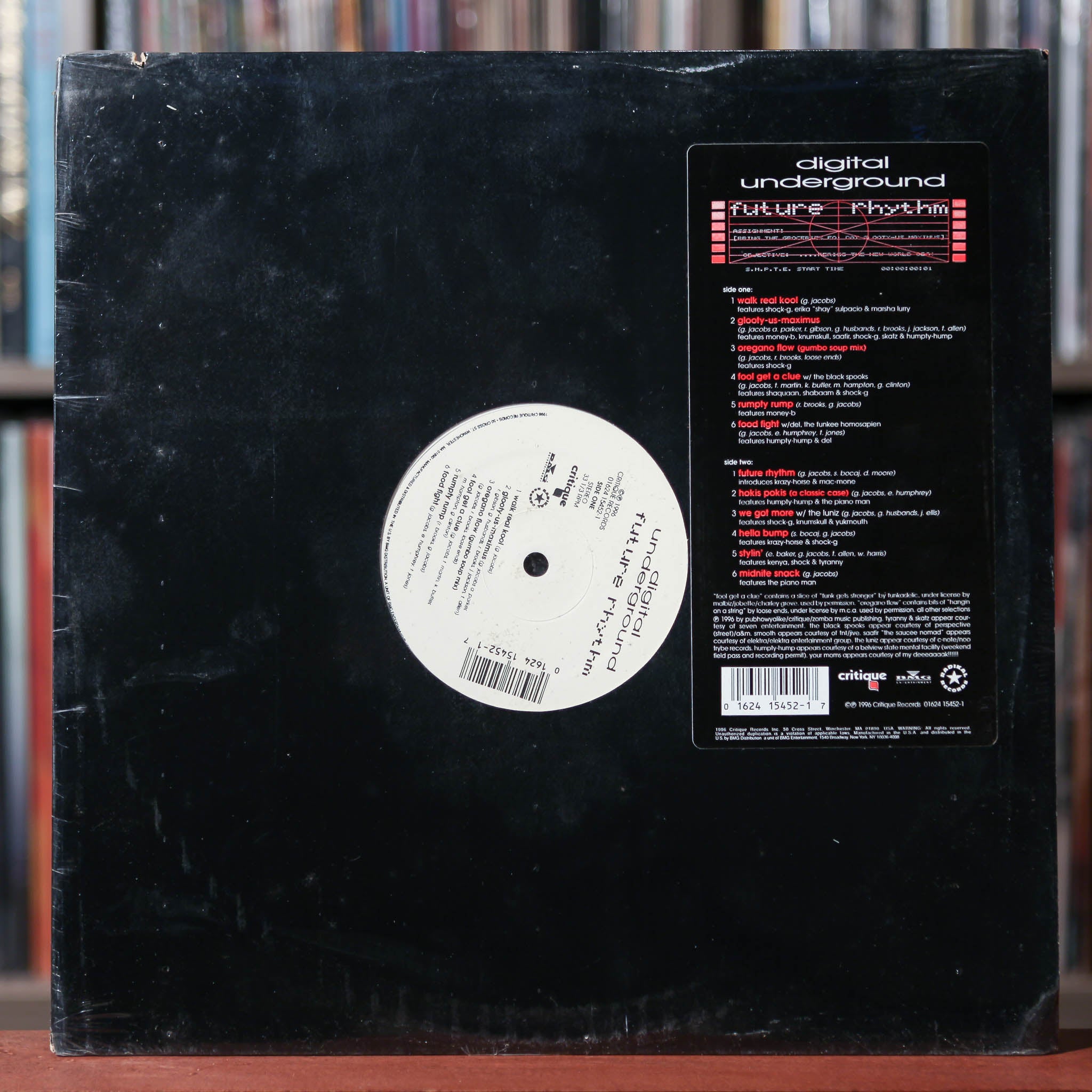 Digital Underground - Future Rhythm - 1996 Critique, SEALED