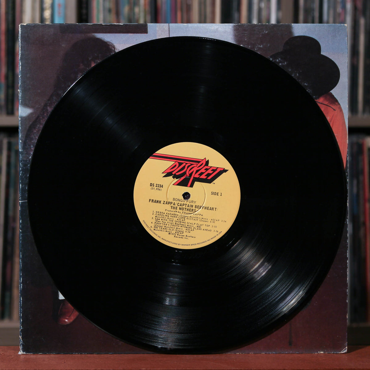 Frank Zappa - Bongo Fury - 1975 DiscReet, VG/VG